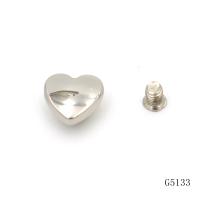 China Zinc Alloy Flat Rivet 10mm Corrosion Resistant Metal Rivets for Leather Craft for sale