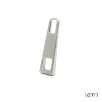 China Nickel Silver Zipper Pull OEM ODM Zipper Puller Tag Attachments for sale