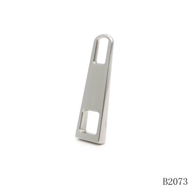China Nickel Silver Zipper Pull OEM ODM Zipper Puller Tag Attachments for sale