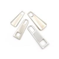 China Nickel Silver Zipper Pull OEM ODM Zipper Puller Tag Attachments for sale