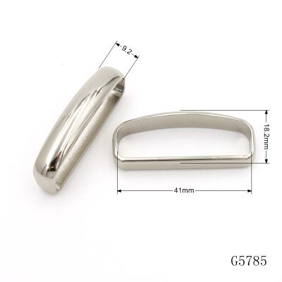 China Nickel Plated Metal Belt Loop 1.25-1.75 Inch Silver Gold Luxury Keeper Accessory for sale