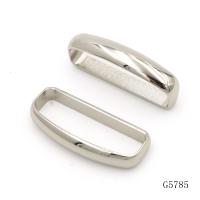 China Nickel Plated Metal Belt Loop 1.25-1.75 Inch Silver Gold Luxury Keeper Accessory for sale