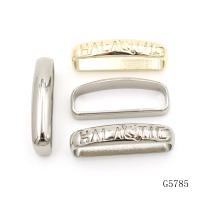 China Nickel Plated Metal Belt Loop 1.25-1.75 Inch Silver Gold Luxury Keeper Accessory for sale