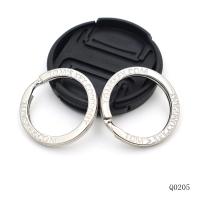 China Silver Plated Split Key Ring Waterproof Flat Key Ring 25 mm Key Chain Accessories for sale