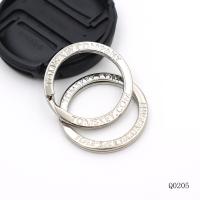 China Silver Plated Split Key Ring Waterproof Flat Key Ring 25 mm Key Chain Accessories for sale