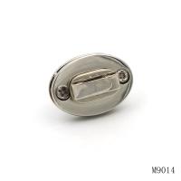 China OEM ODM Small Oval Twist Lock Metal Purse Closure for Bags 20mm for sale