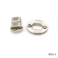 China OEM ODM Small Oval Twist Lock Metal Purse Closure for Bags 20mm for sale
