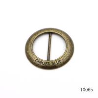 China Anti Brass Round Metal Center Pin Buckle 46mm for Bag Accessories OEM ODM for sale