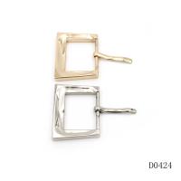 China Slight Curved Square Pin Buckle Adjustable Slider for 25mm 38mm Bag Straps for sale
