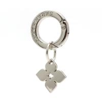 China Custom Metal Key Chain Flower Bag Tag Eco Friendly Silver Zinc Alloy 35 Colors for sale
