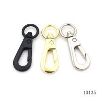 China OEM ODM Metal Swivel Snap Hook 100000 Cycles Durable Keychain Carabiner Clip Bag Accessories for sale