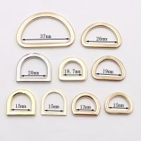 China 25mm Metal D Ring Shiny Flat D Ring Corrosion Resistant For Bag Making for sale