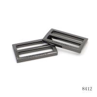 China 38mm Metal Strap Adjusters Gunmetal Black Slider Buckles for Bags OEM for sale