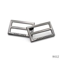 China 38mm Metal Strap Adjusters Gunmetal Black Slider Buckles for Bags OEM for sale
