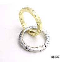 China Custom Key Chain Rings 50mm Gate O Ring With Branded Engraved Logo for sale