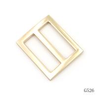 China 26mm Gold Plated Metal Square Buckle for Handbag Strap OEM ODM Custom Logo Zinc Alloy for sale