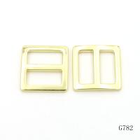 China 19mm Zinc Alloy Tri Glide Webbing Adjustment Buckle for Handbag OEM Custom for sale