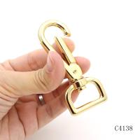 China 21mm Zinc Alloy Swivel Bolt Snap Hook for Bag Straps 74mm Height OEM ODM for sale