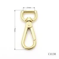 China 21mm Zinc Alloy Swivel Bolt Snap Hook for Bag Straps 74mm Height OEM ODM for sale