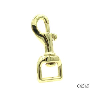 China Heavy Duty Swivel Snap Hook 20mm Pet Leash Carabiner Zinc Alloy Gold Gunmetal for sale