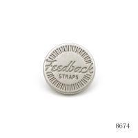 China Leather Bag Rivet Flat Metal Stud Rivet 15mm With Custom Logo for sale