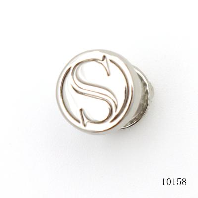 China 10mm Zinc Alloy Circle Rivet Silver Personalized Logo for Leather Bag Hat Parts for sale