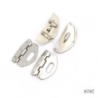 China OEM ODM Metal Lock Latch 67mm x 43.5mm Shiny Bag Closures for Luggage Handbags for sale