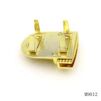China Zinc Alloy Bag Lock Clasp 49.6mm Gold Purse Latch Hardware for Luggage for sale