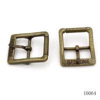 China Custom Logo Heavy Duty Zinc Alloy Pin Buckle 40mm x 25.5mm for Bag Accessories for sale