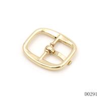 China Gold Zinc Alloy Pin Buckle 14mm for Belts Bags Shoes Leather Craft for sale