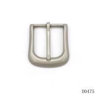 China Curved Pin Belt Buckle Matte Silver Rectangular 30mm Metal Buckle for Belts Bags for sale