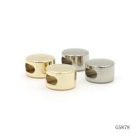 China 10x6mm Gold Silver Plated Smooth Round Spacer Beads for Bracelet Jewelry Making for sale
