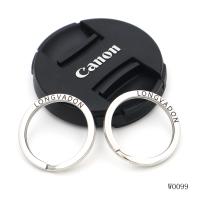 China Custom Stainless Steel 316 Key Ring Mirror Polished 25mm Split Ring Keychain for sale