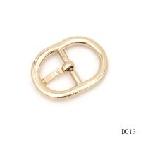 China 19mm Oval Metal Belt Buckle Zinc Alloy Anti Fade Gold Silver Black for Bags Accessories for sale