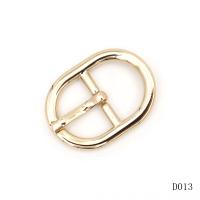 China 19mm Oval Metal Belt Buckle Zinc Alloy Anti Fade Gold Silver Black for Bags Accessories for sale