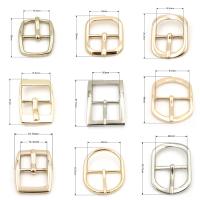 China 19mm Oval Metal Belt Buckle Zinc Alloy Anti Fade Gold Silver Black for Bags Accessories for sale