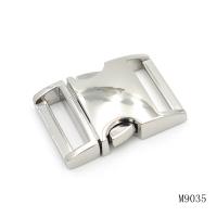 China 26.5mm Metal Pet Collar Quick Release Buckle Zinc Alloy Silver for Dog Cat Safety for sale