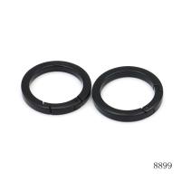China 49mm Spring O Ring Carabiner Clip Black Key Chain Accessories Clasp 100000 Cycles for sale