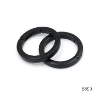China 49mm Spring O Ring Carabiner Clip Black Key Chain Accessories Clasp 100000 Cycles for sale