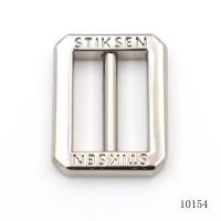 China Custom 16mm Metal Square Buckle Nickel Cap Strap Adjust Tri Glide Bag Accessories for sale