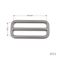 China Heavy Duty Metal Square Tri Glide Buckle 50mm for Bag Strap Adjuster for sale