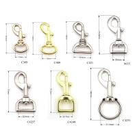 China 73mm Heavy Duty Zinc Alloy Dog Leash Clip 150kg 360° Swivel Bolt Snap Hook for sale