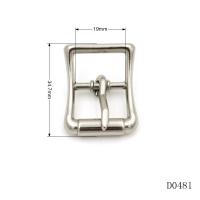 China Metal Roller Pin Buckle 25mm Silver Polished Bag Belt Buckle for Leather Strap Hardware for sale