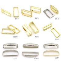 China 40mm D Shape Belt Keeper | Custom Engraving Logo Belt Loop Slider for sale