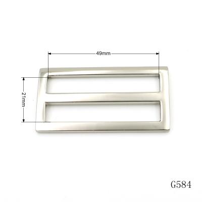 China Nickel Free Zinc Alloy Tri Glide Slider Buckle 25mm Strap Adjuster for Bags for sale