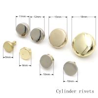 China Zinc Alloy Mushroom Head Rivet Stud 10mm 15mm for Leather Bags Belts Shoes for sale
