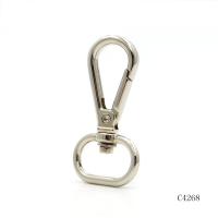 China 20mm Zinc Alloy Swivel Snap Hook Silver Plated for Handbag Straps OEM for sale