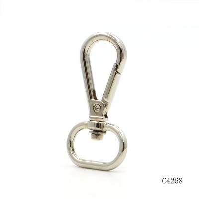 China 20mm Zinc Alloy Swivel Snap Hook Silver Plated for Handbag Straps OEM for sale