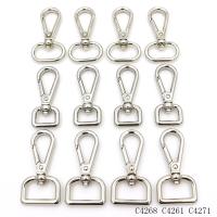 China 20mm Zinc Alloy Swivel Snap Hook Silver Plated for Handbag Straps OEM for sale