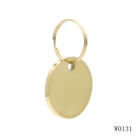 China Custom Stainless Steel Dog ID Tag Shiny Gold Plated Corrosion Resistant 500pcs MOQ for sale